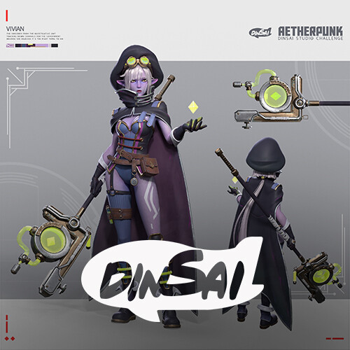 ArtStation - AETHERPUNK Project : Vivian