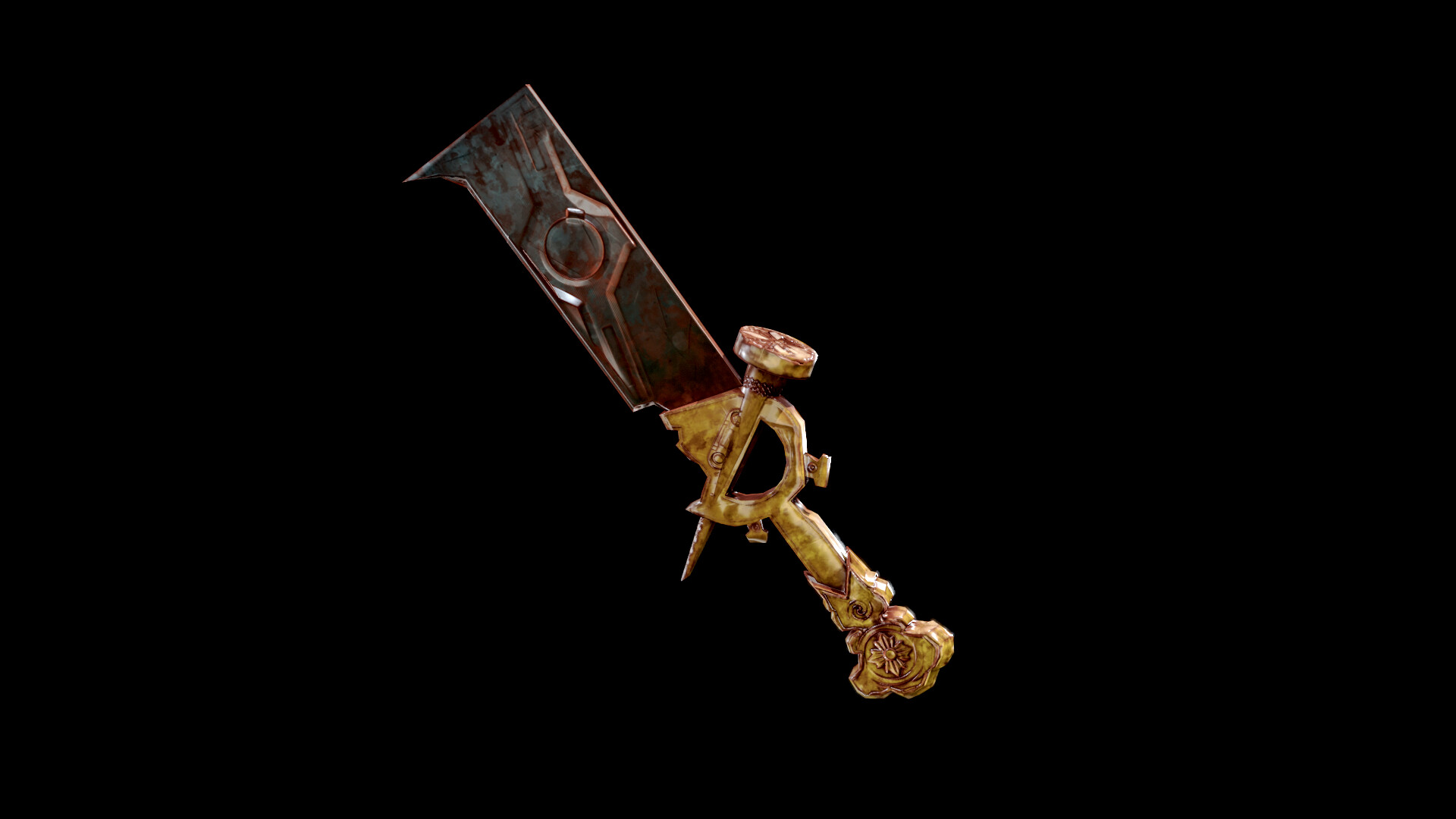 ArtStation - The golden Machete