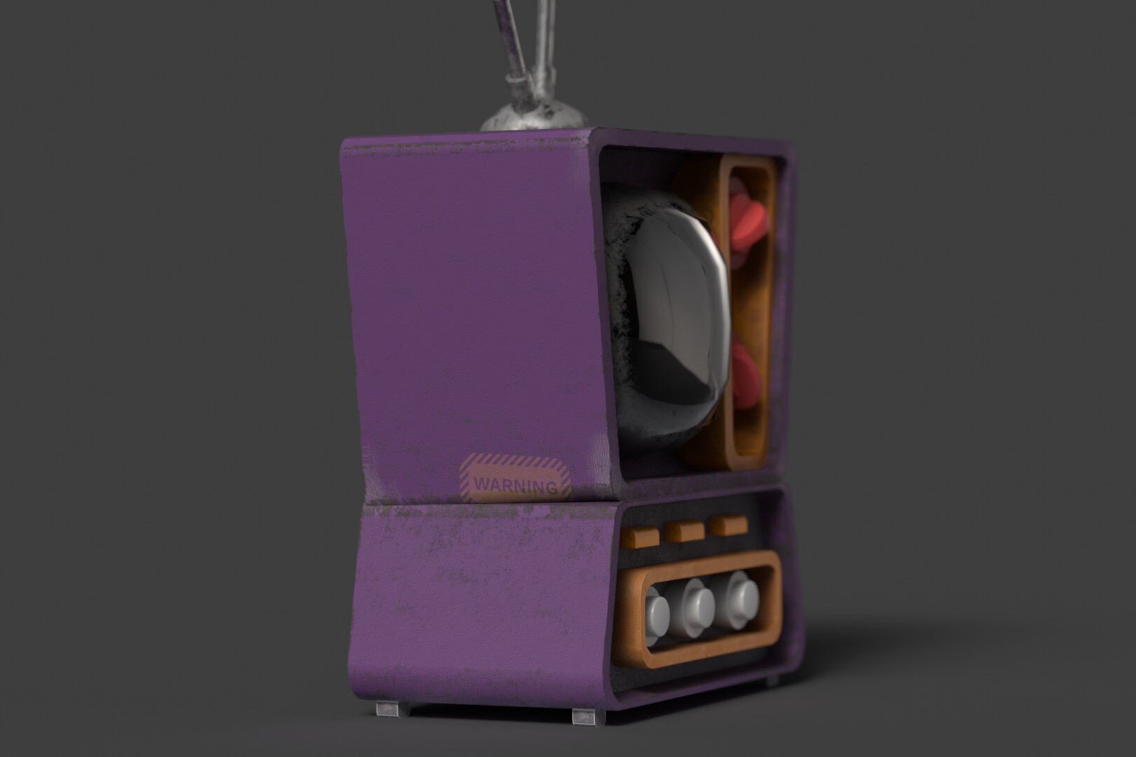 ArtStation - Stylized Old-style TV Props