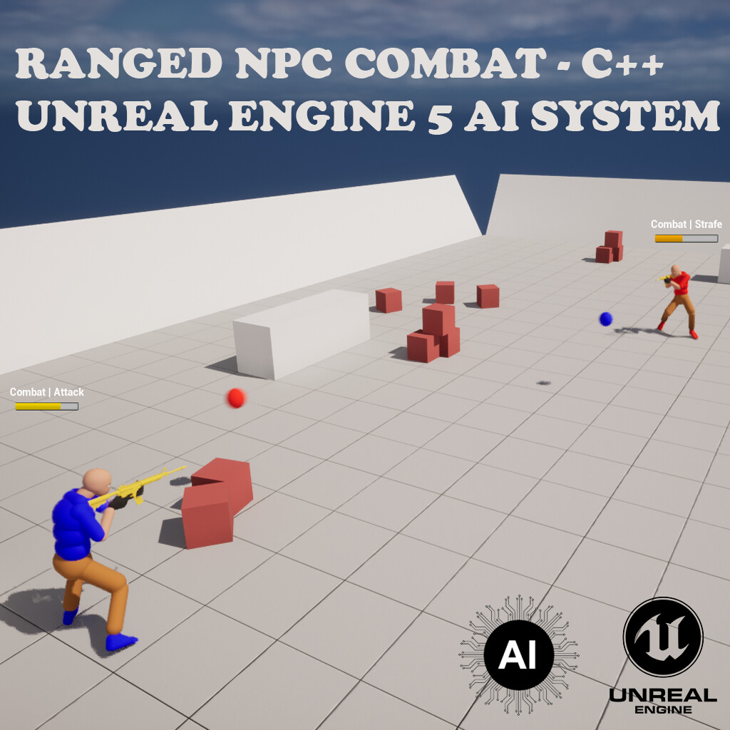 ArtStation - Ranged NPC Combat: C++ Unreal Engine 5 AI System