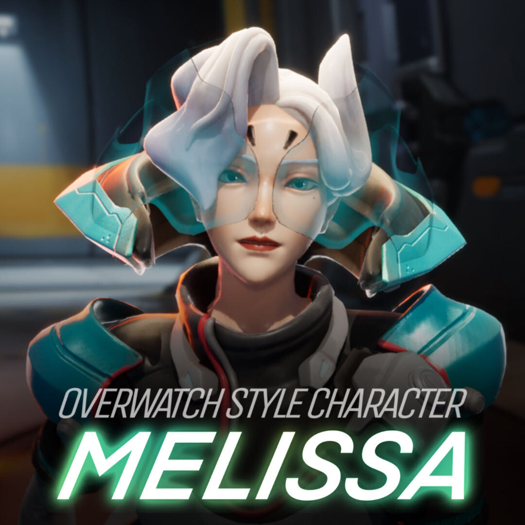 ArtStation - Overwatch Style Character Modeling: Melissa
