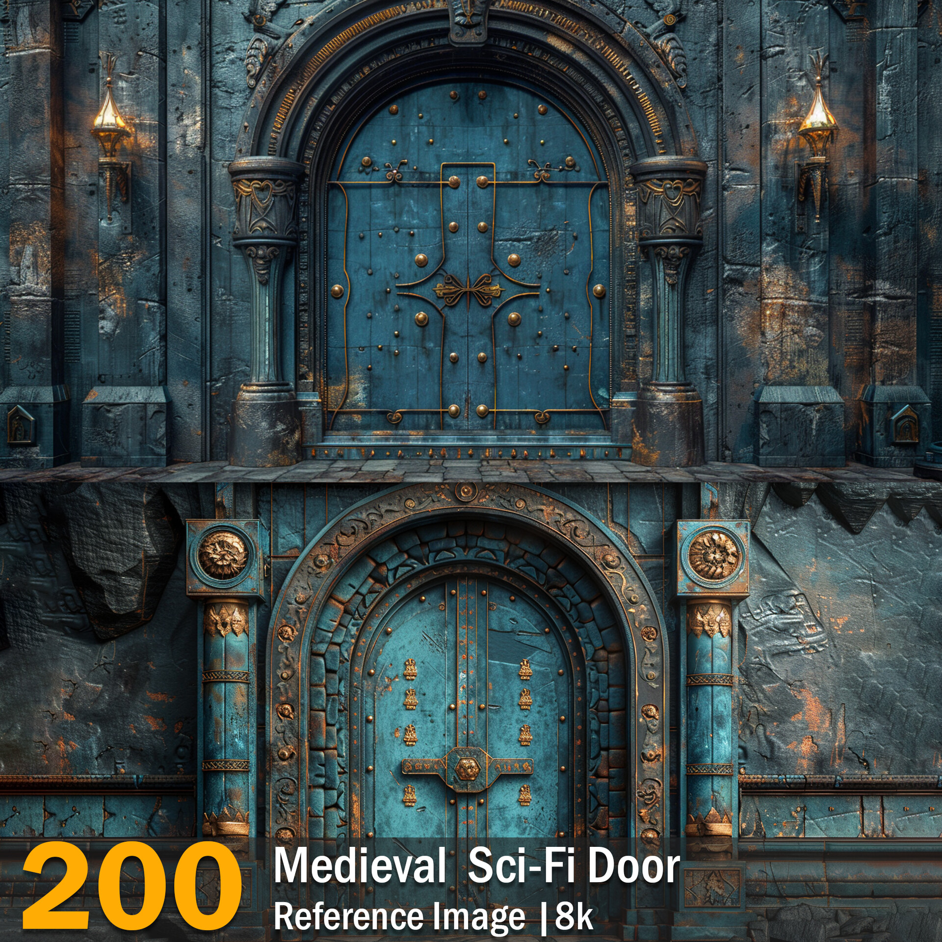 ArtStation - Medieval Sci-Fi Door | Reference Images | 8K