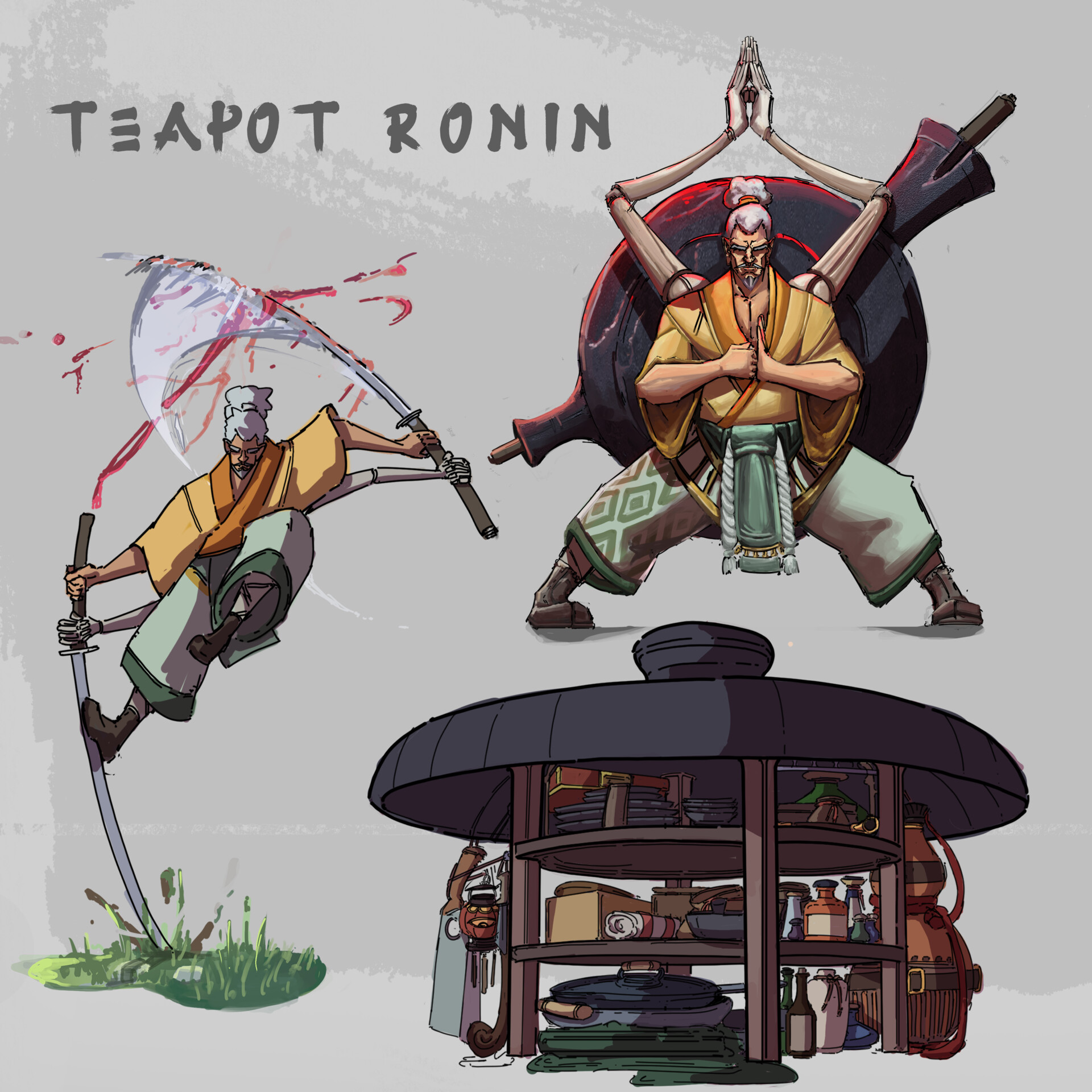 ArtStation - Teapot Samurai