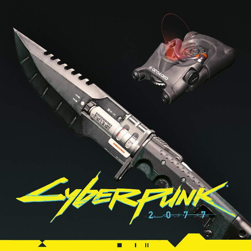 ArtStation - Cyberpunk 2077 DLC: Scopes, Punknife