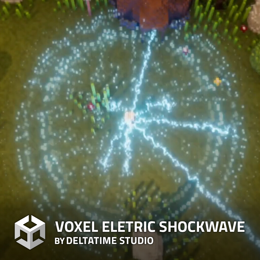 ArtStation - Voxel Electric Shockwave VFX - Unity