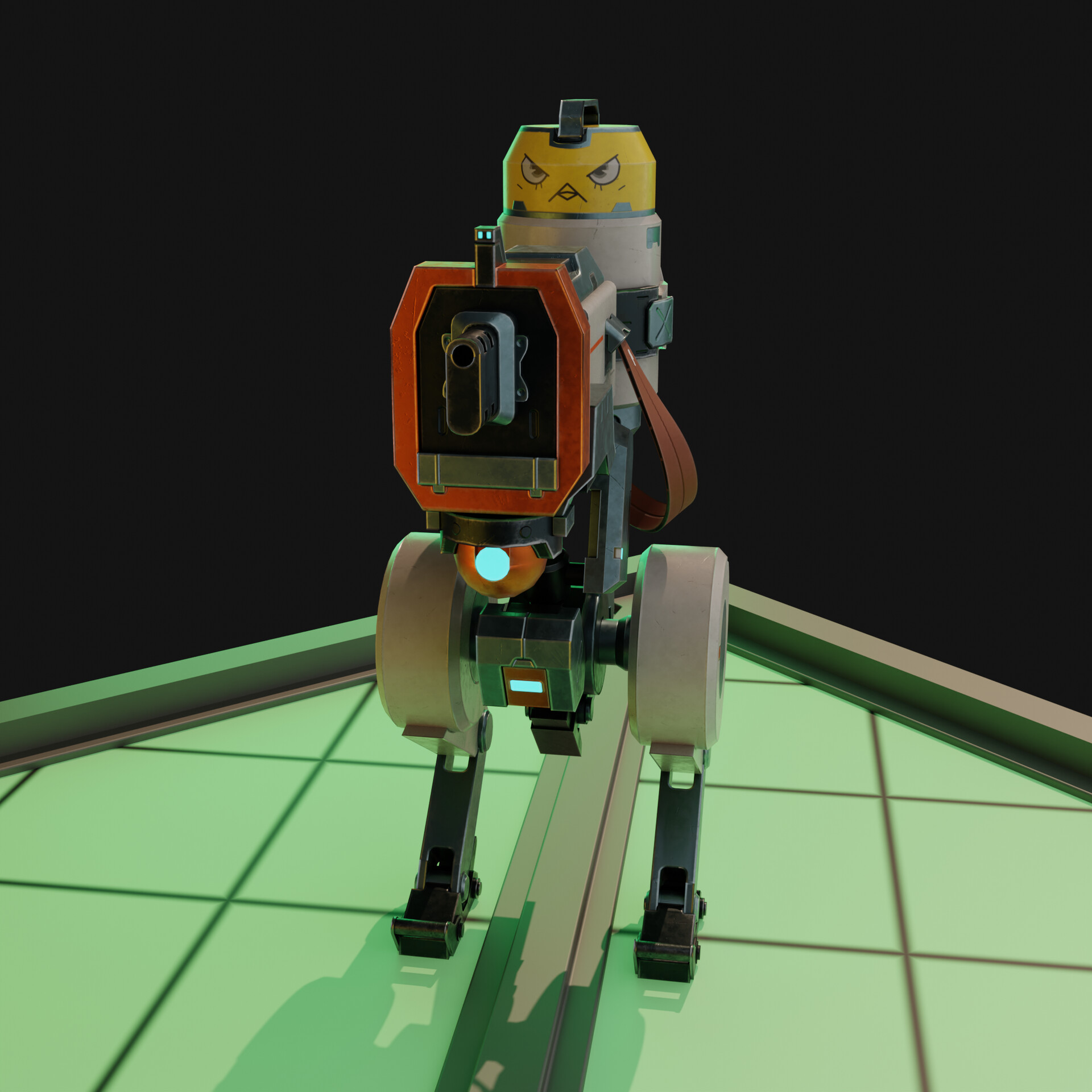 ArtStation - Killjoy's turret (Valorant)