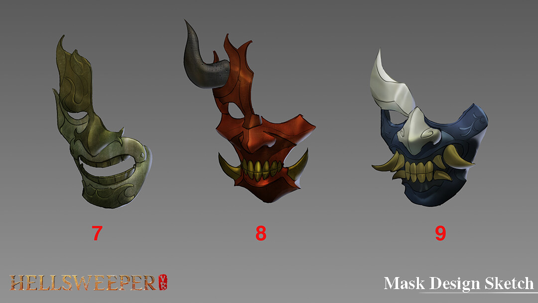 ArtStation - Hellsweeper VR - Items Development