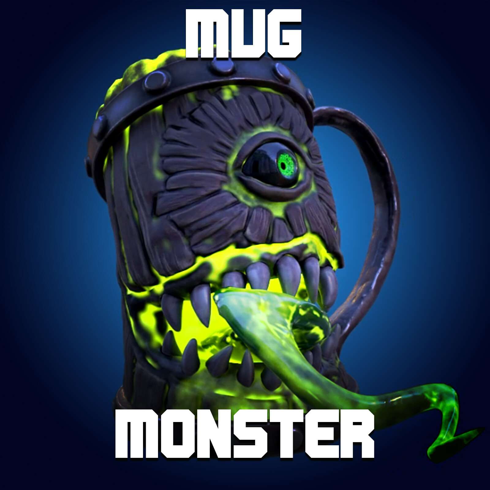 ArtStation - MONSTER MUG