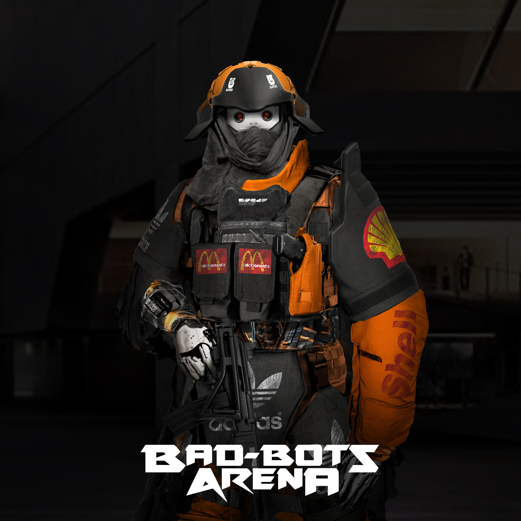 ArtStation - Bad_Bots Arena, fighter bots