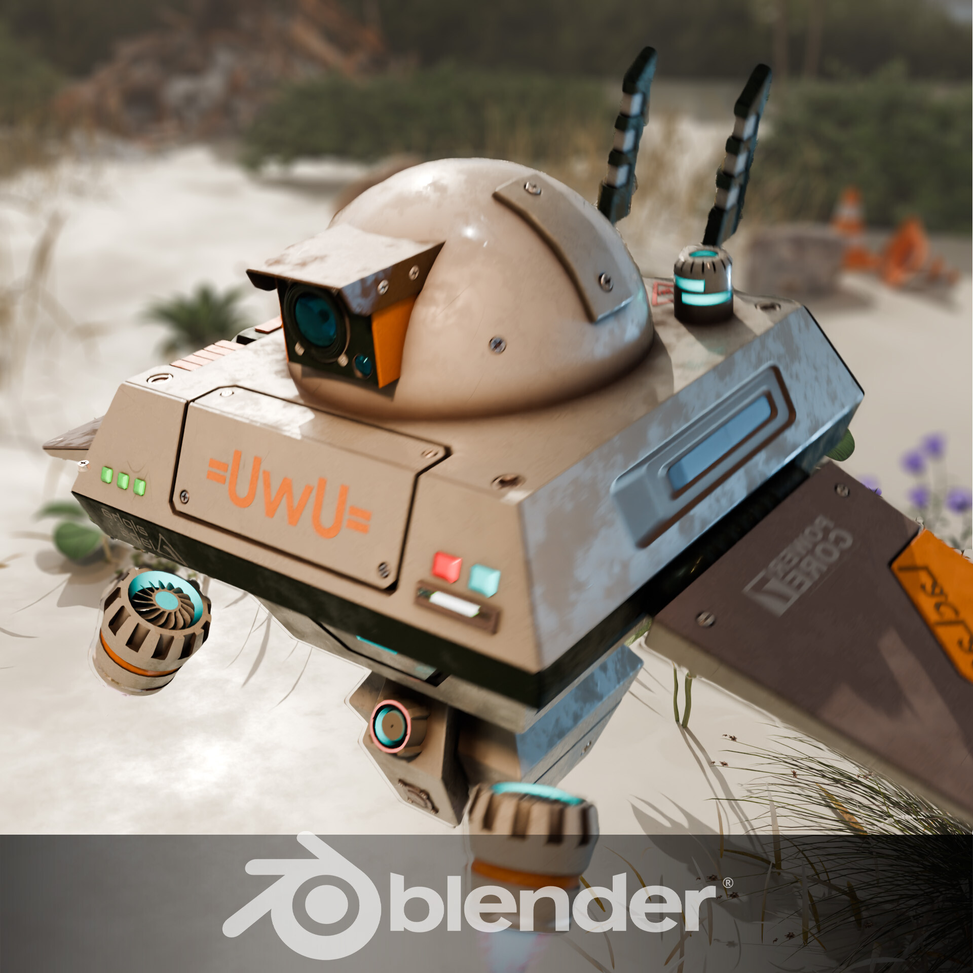 ArtStation - Exploration robot - practice