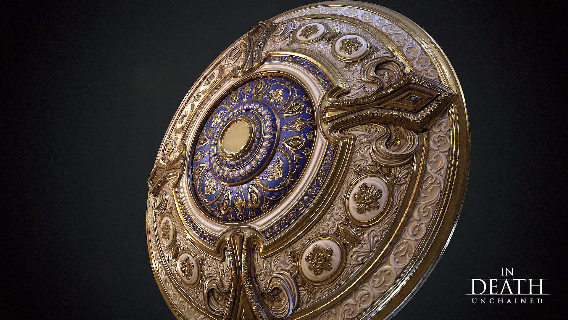 ArtStation - Decorated Gothic Ivory Shield