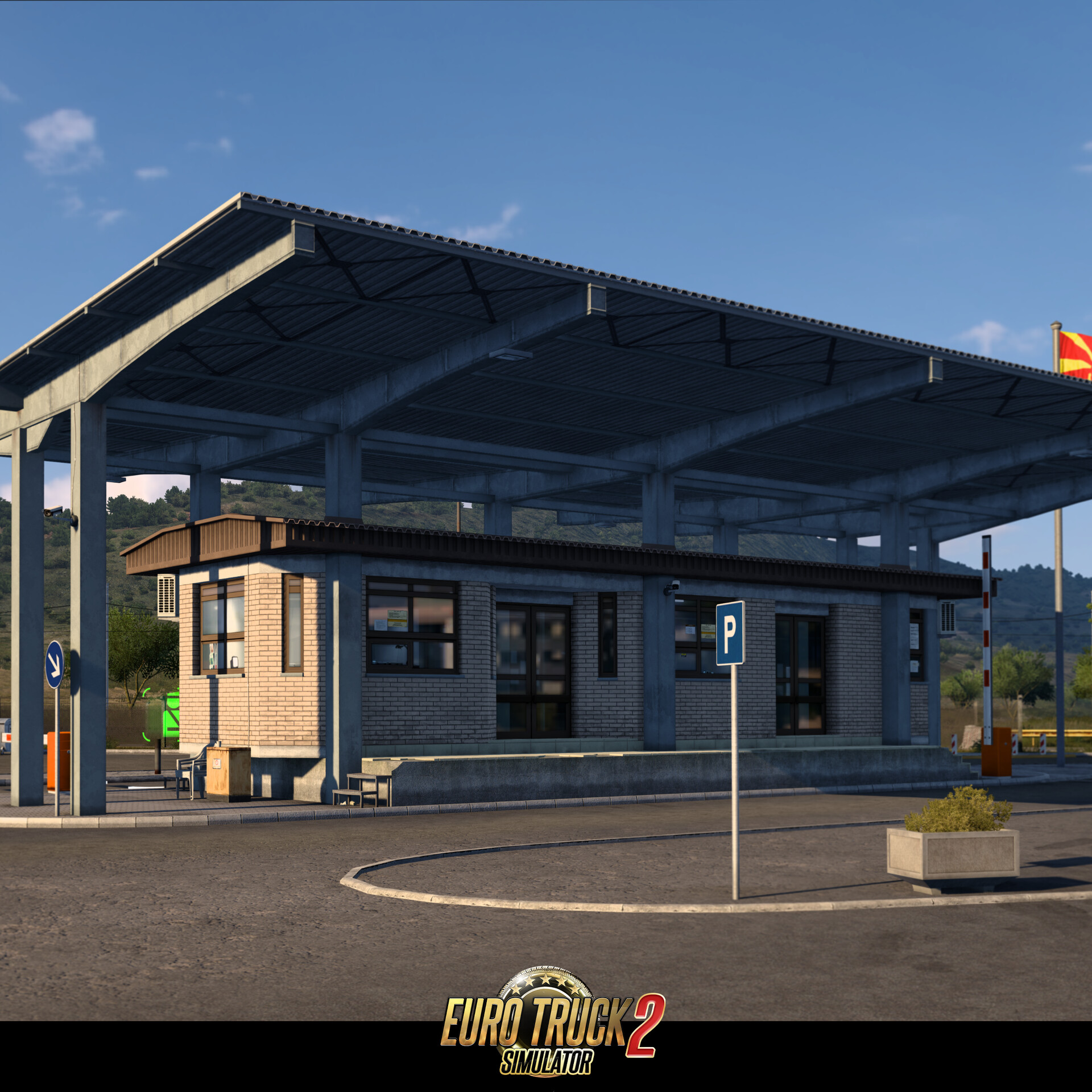 ArtStation - Border Checkpoint & Admin Building