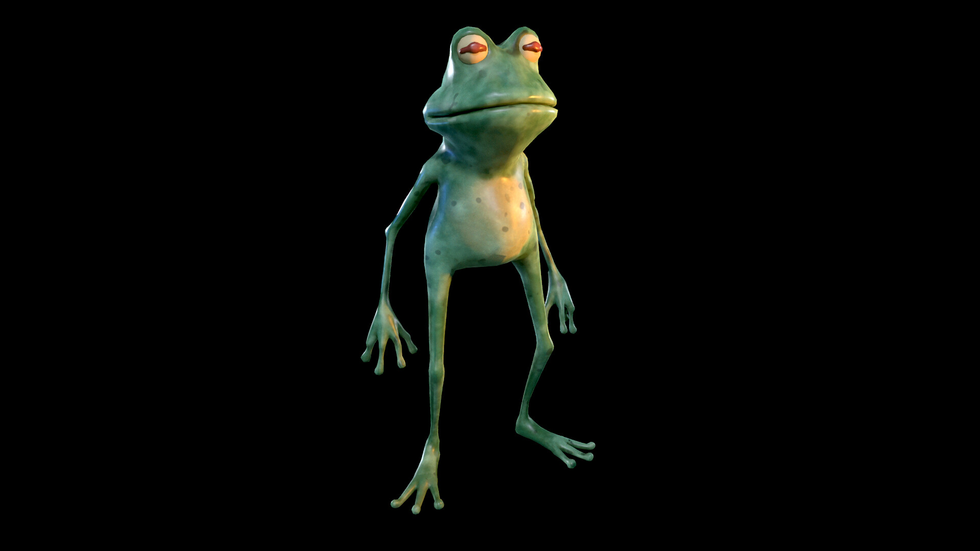 ArtStation - Long frog sculpt
