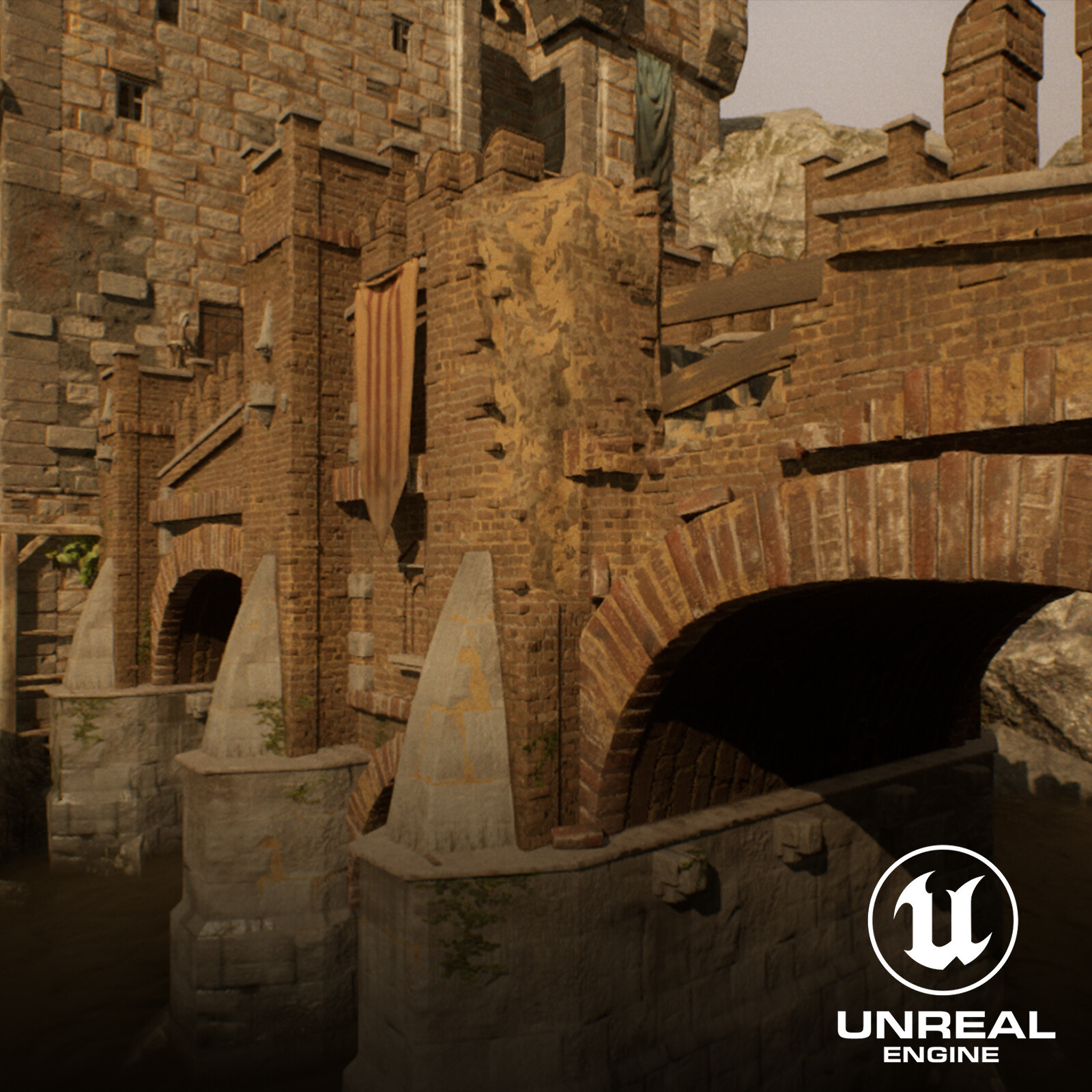 ArtStation - Medieval Bridge_UE5