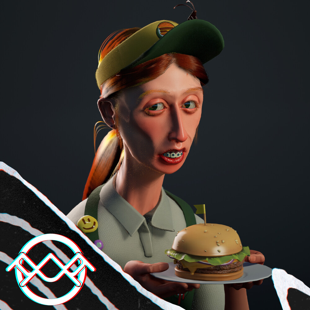 ArtStation - Female Fast Food RealTime Unreal Engine 5