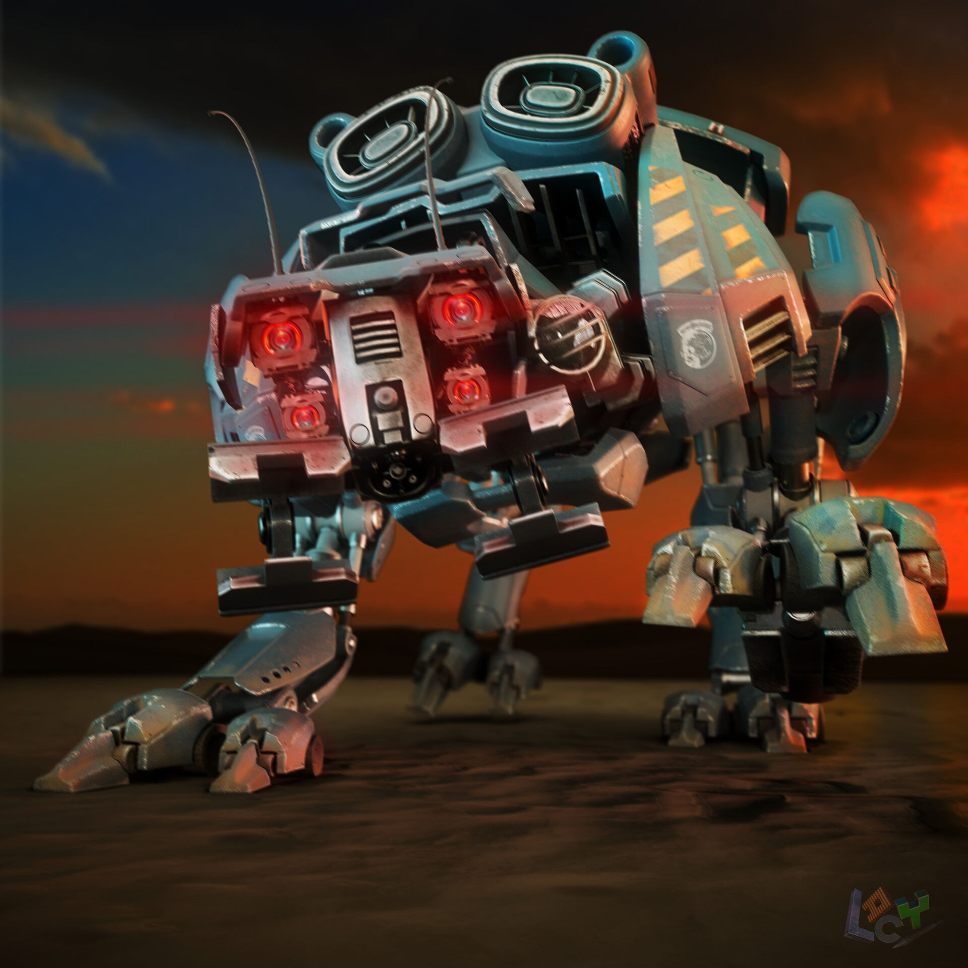 ArtStation - Quad-Bot