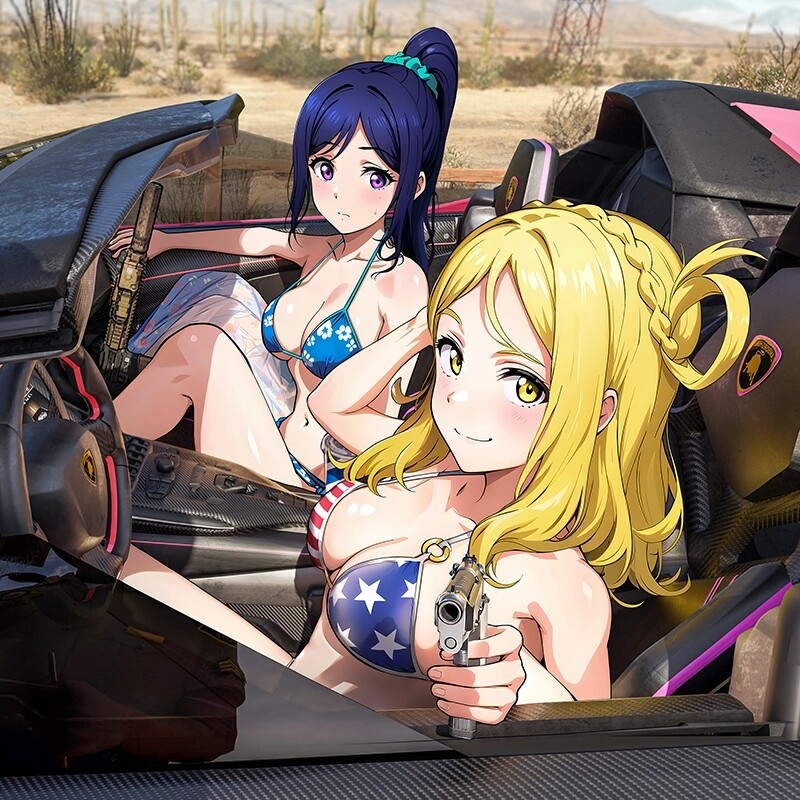 ArtStation - Mari's way of dealing with a pull over