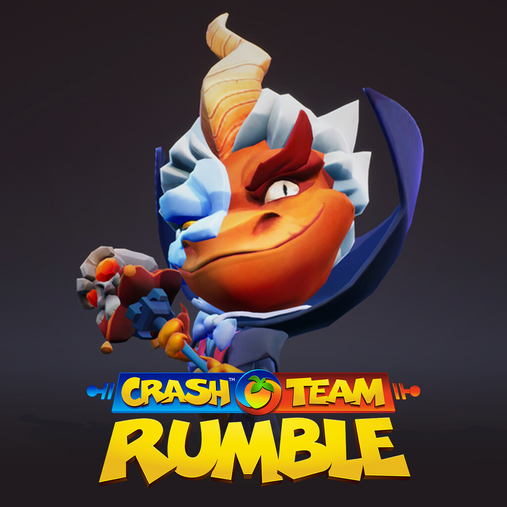 ArtStation - Crash Team Rumble - Phantom of the Badlands Ripto