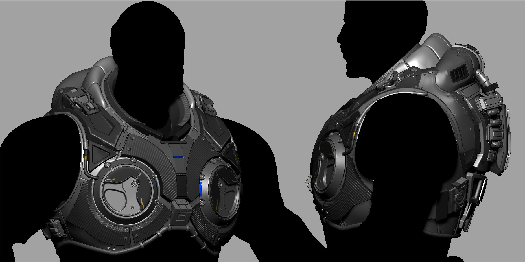 ArtStation - Gears of War. WIP armour