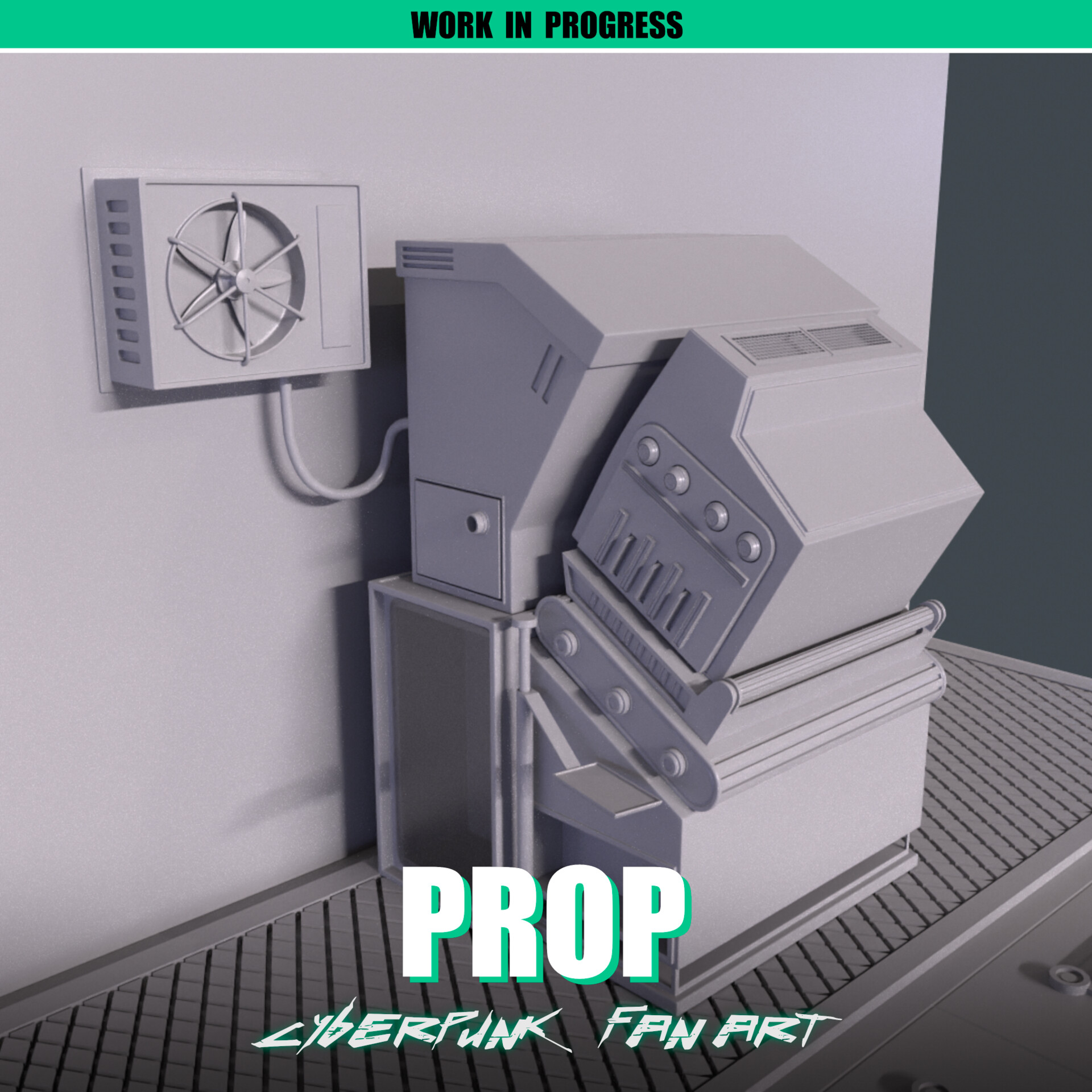 ArtStation - Ripperdoc Machine [WIP]