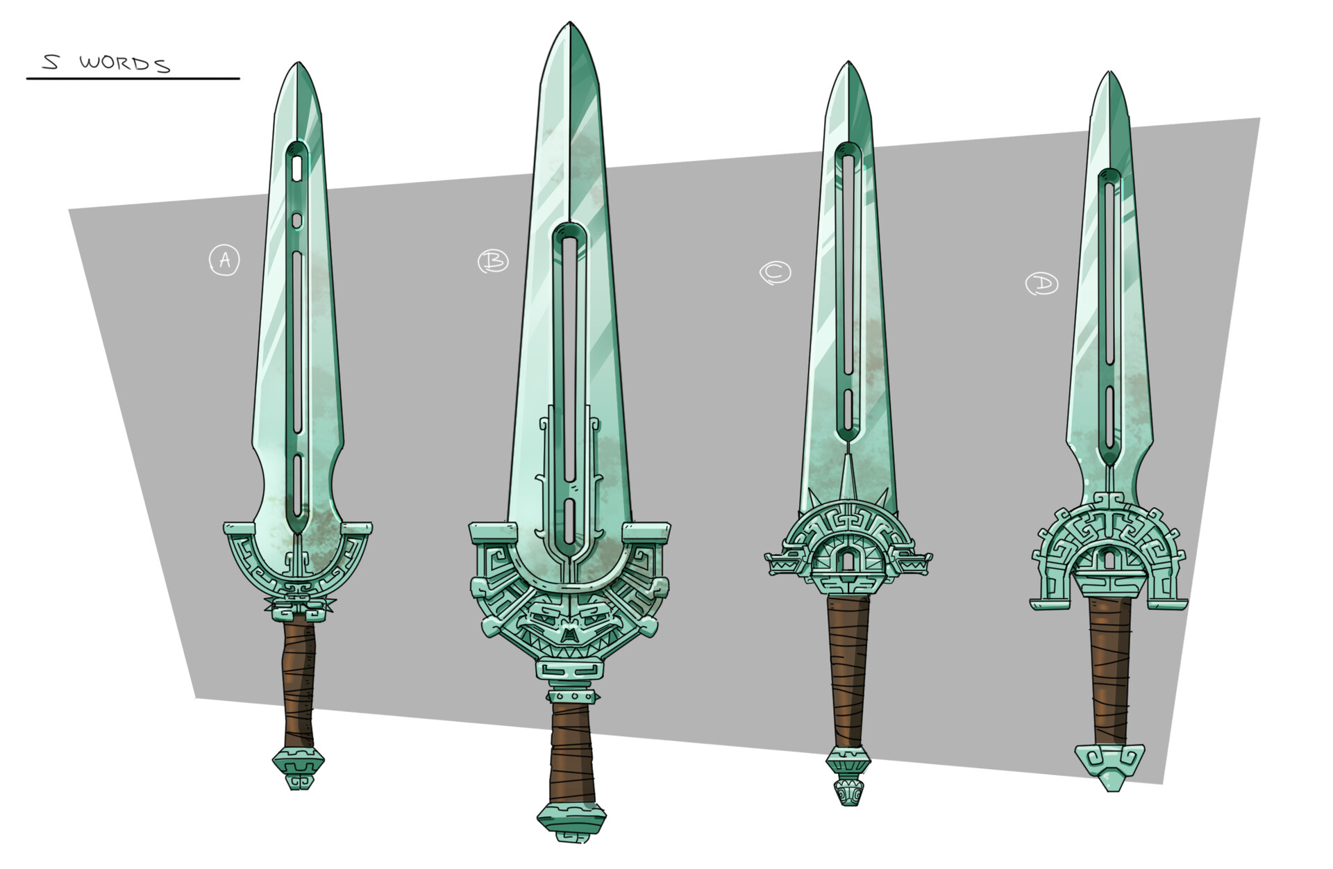 ArtStation - Empire of MU: Weapons