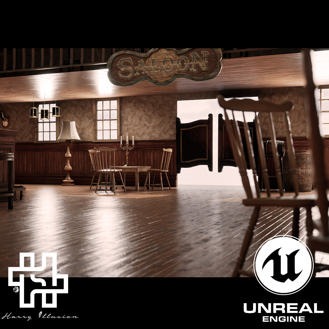 ArtStation - OLD VINTAGE BAR IN UNREAL ENGINE 5