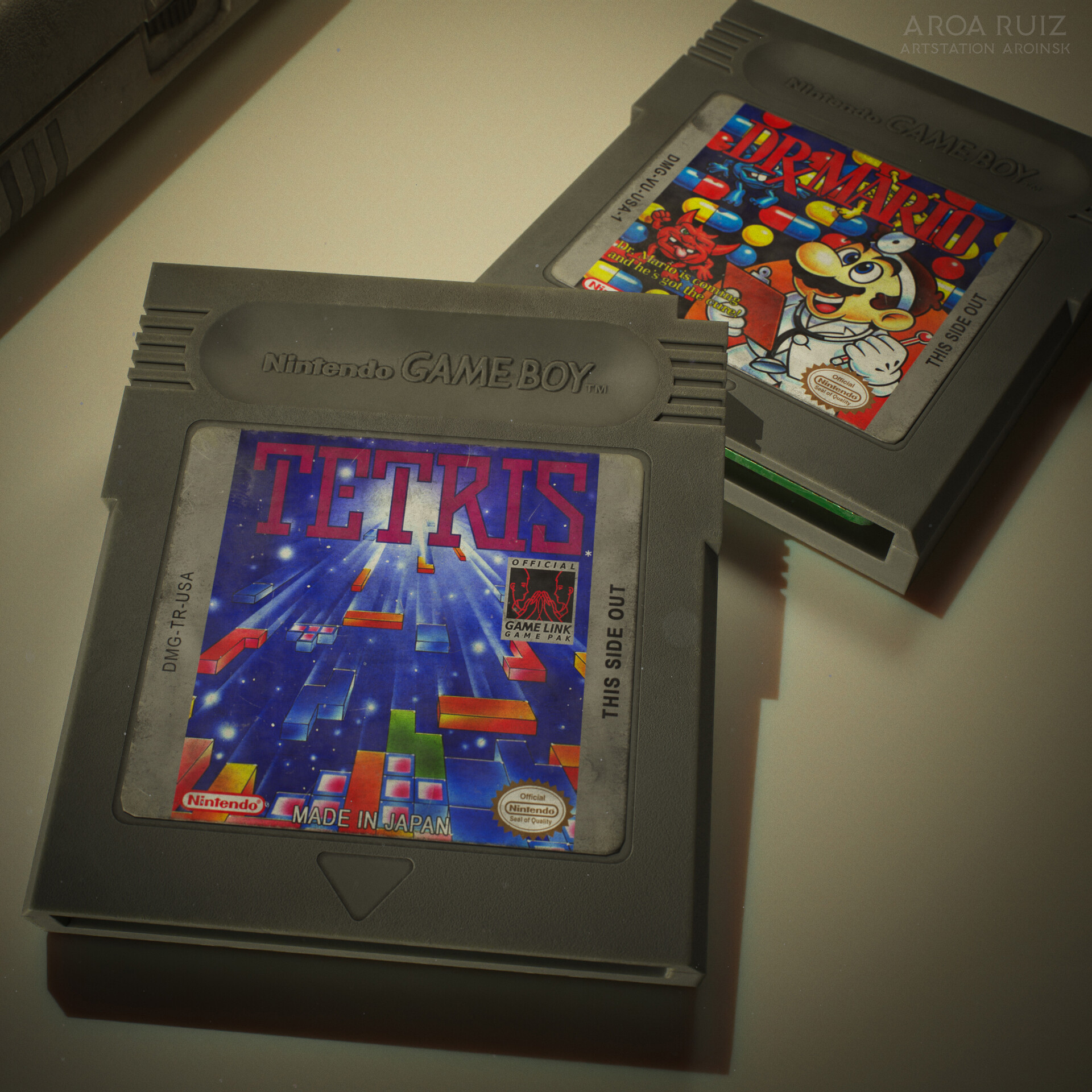 ArtStation - Nintendo GameBoy Cartridge