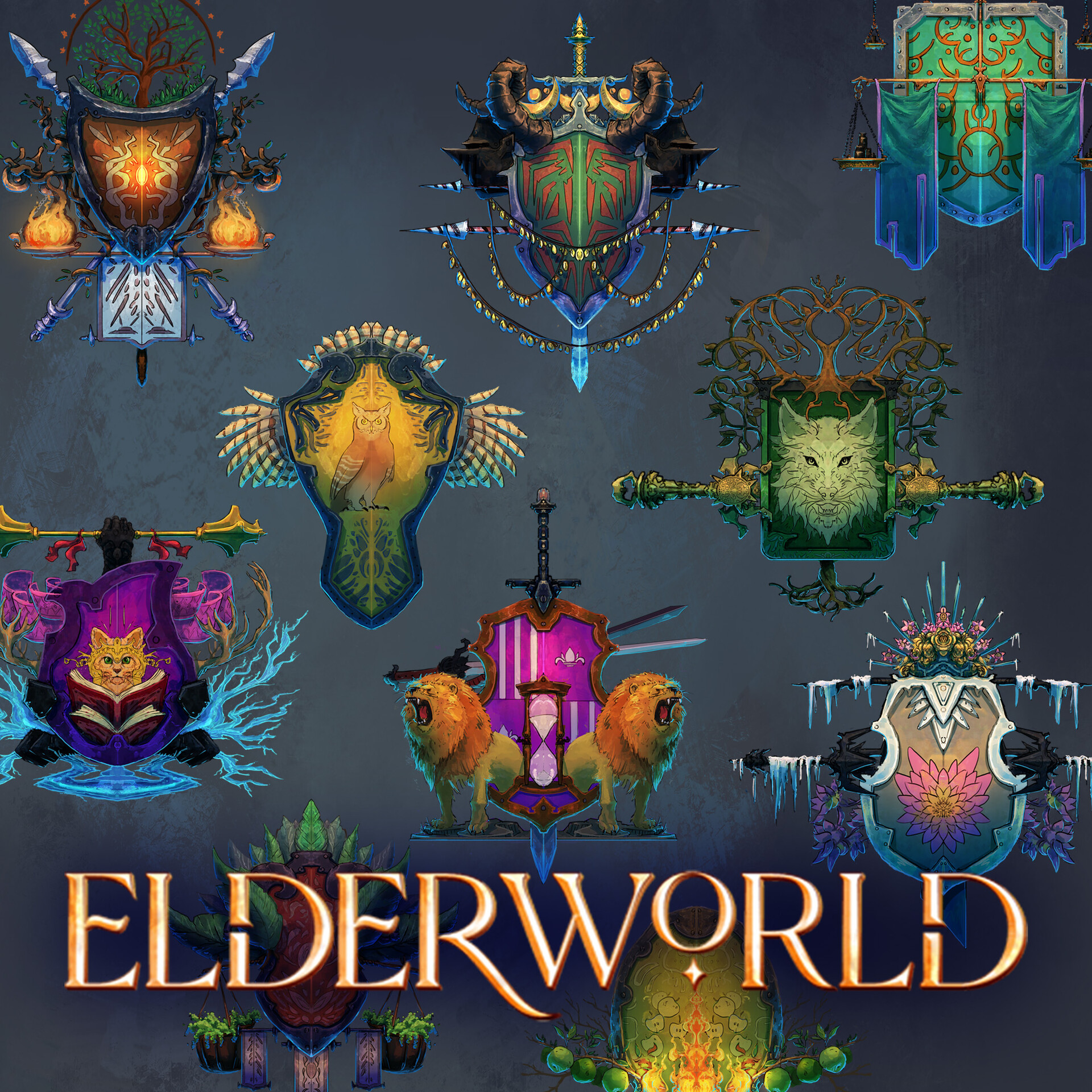 ArtStation - Clan Emblems (Elderworld)
