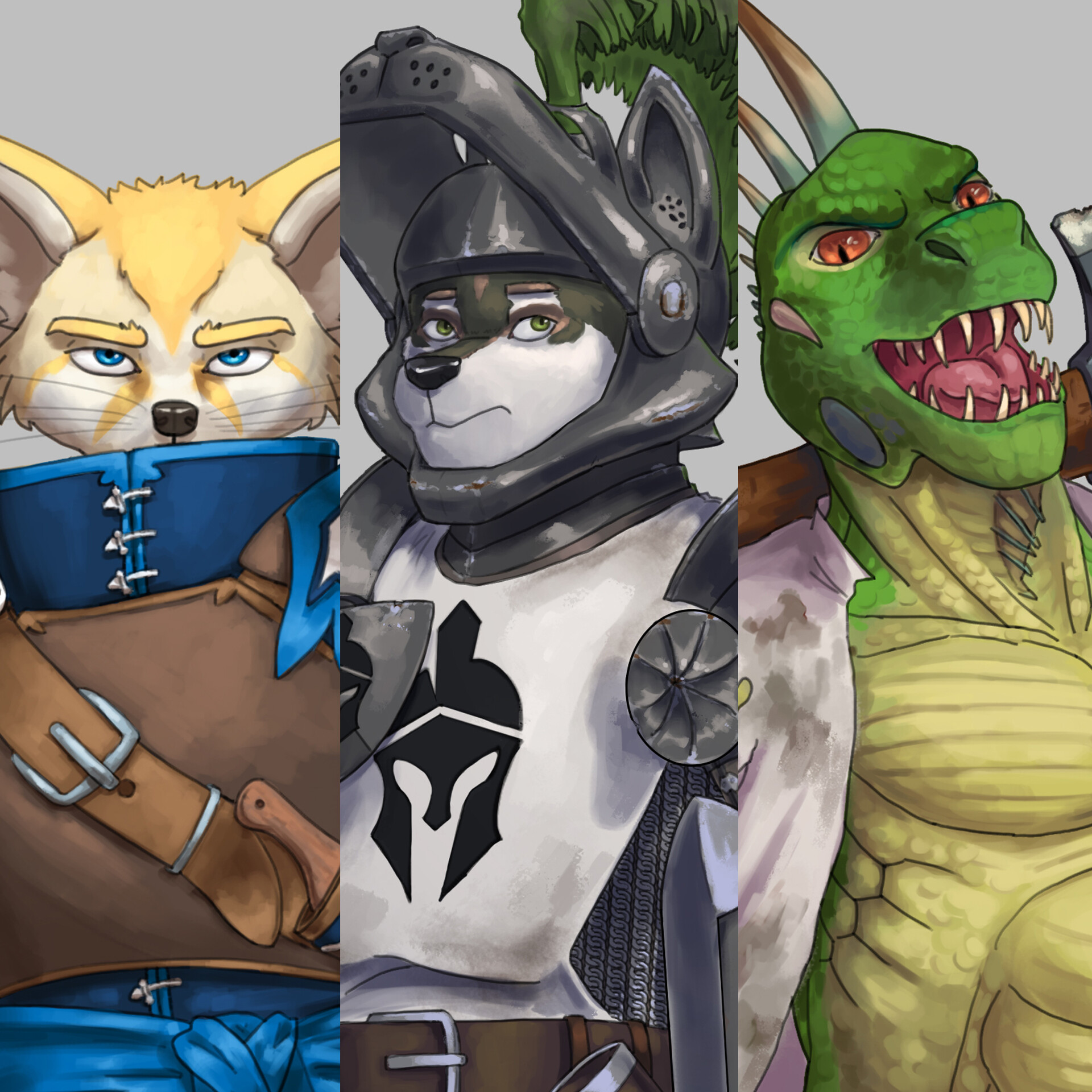 ArtStation - Commission - Character Set