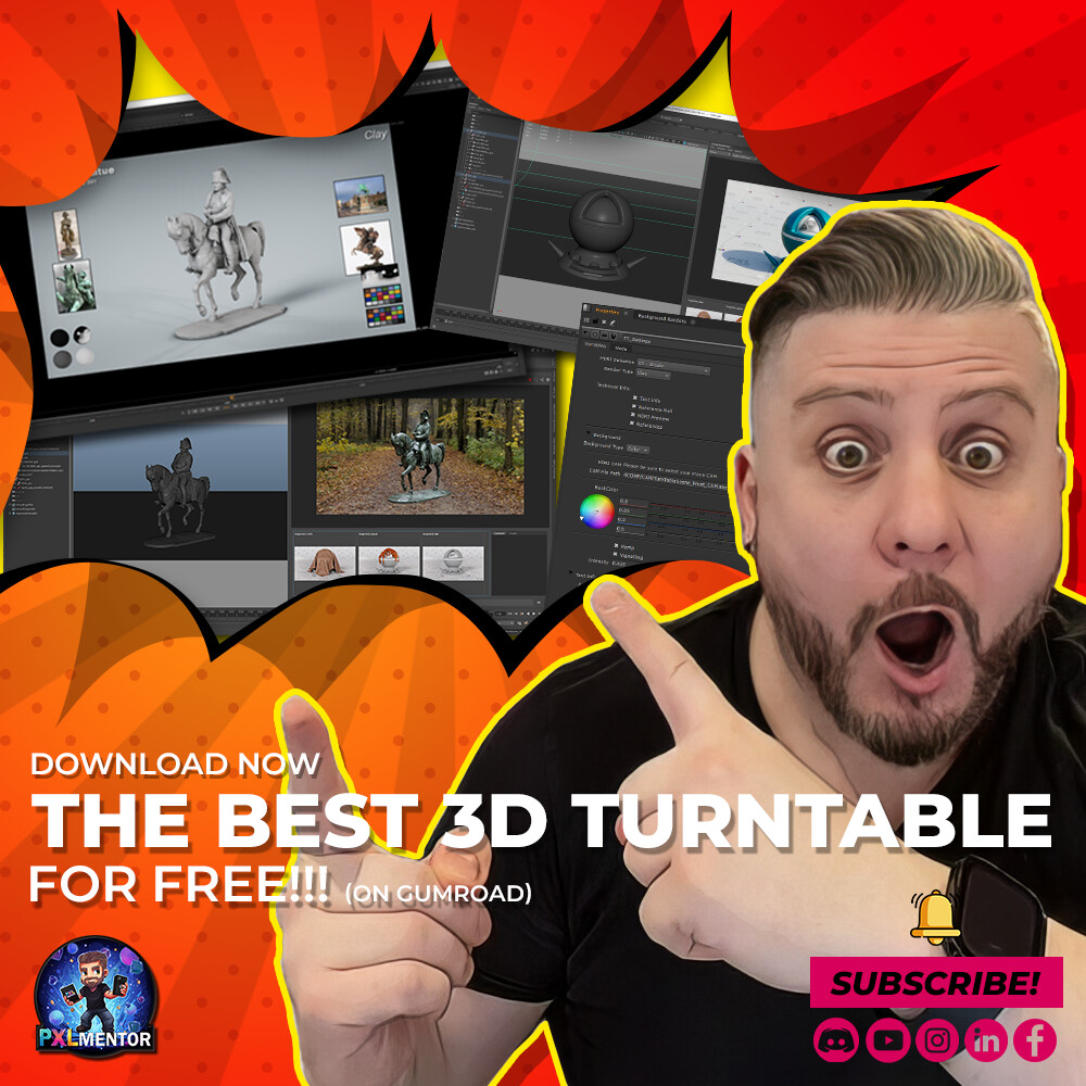 ArtStation - The Best 3D Turntable