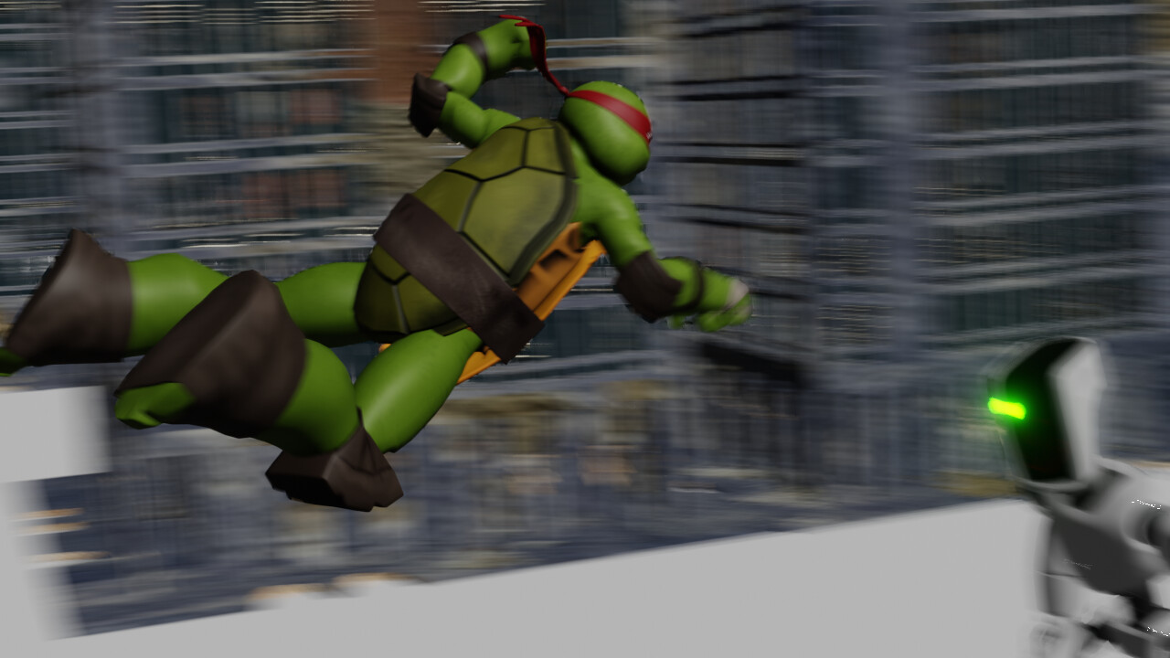ArtStation - TMNT fight animation