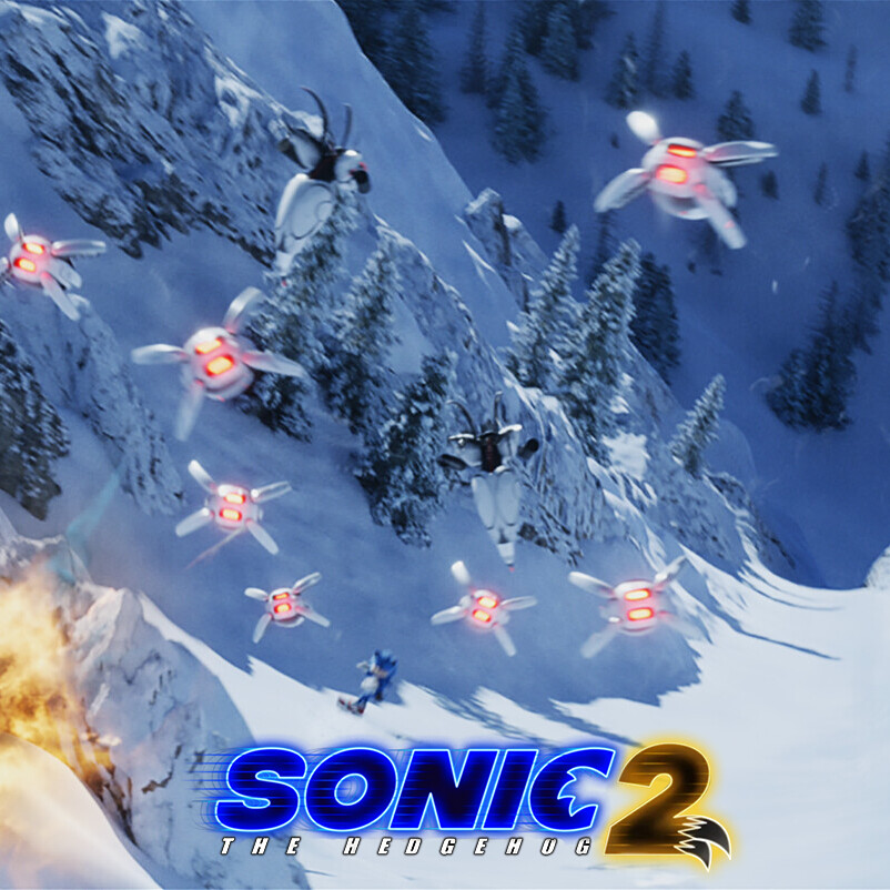 ArtStation - Sonic the Hedgehog 2 - Snowboard Chase Environments