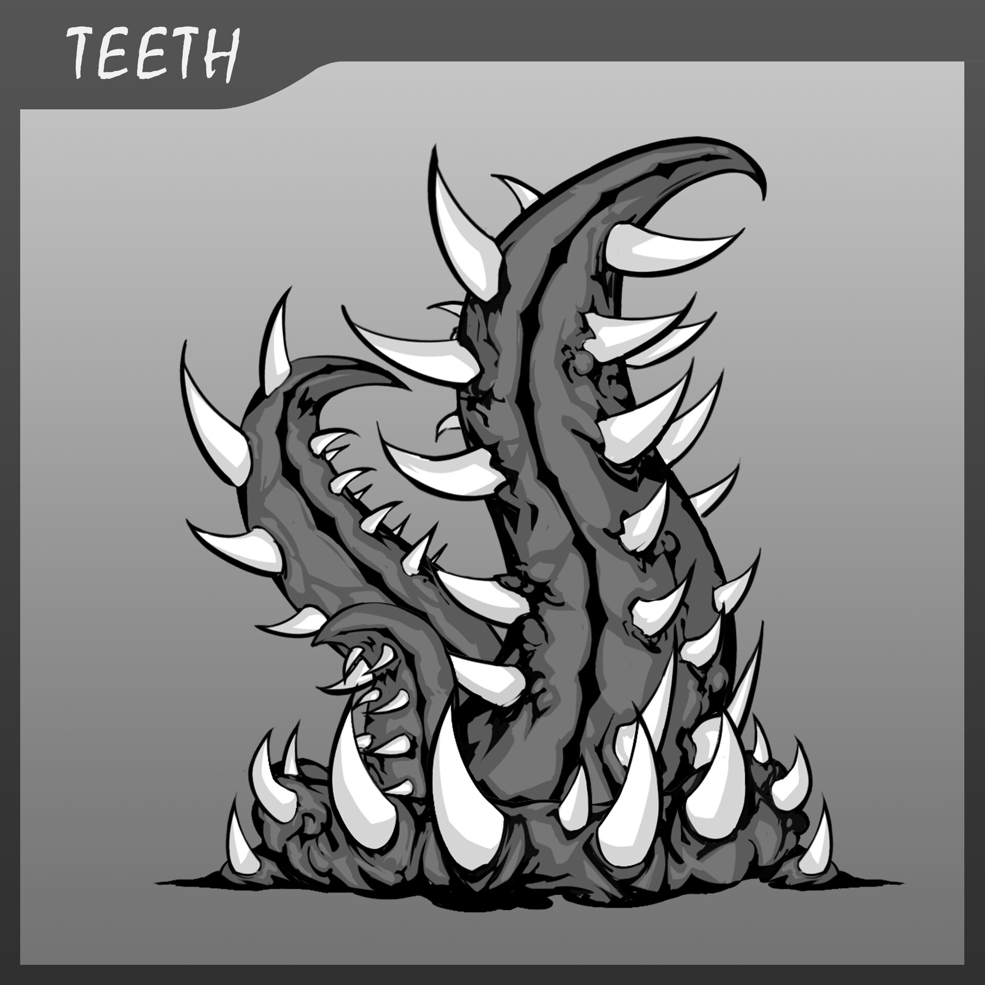 ArtStation - Teeth - Tentacle Snap Trap