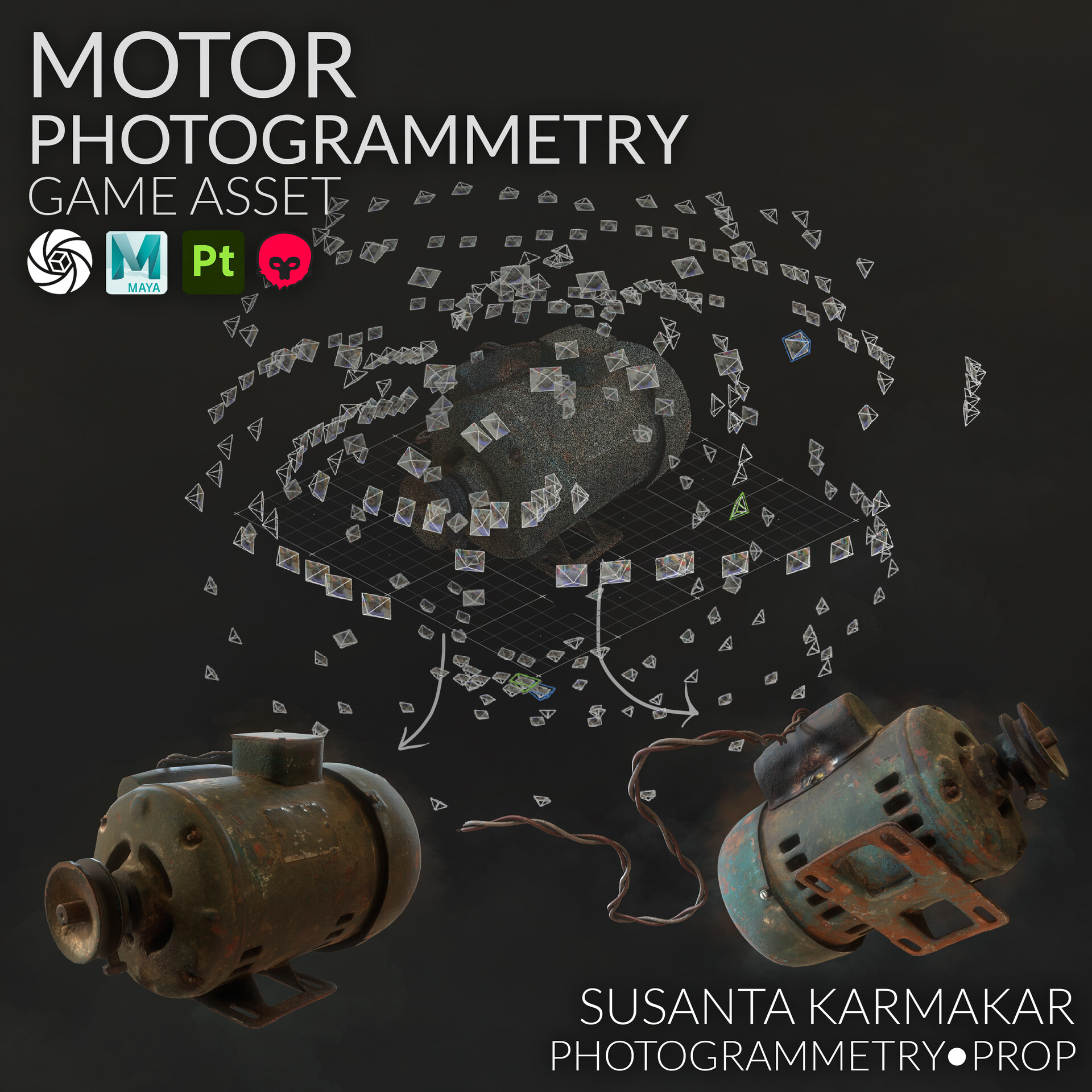 ArtStation - Motor Photogrammetry