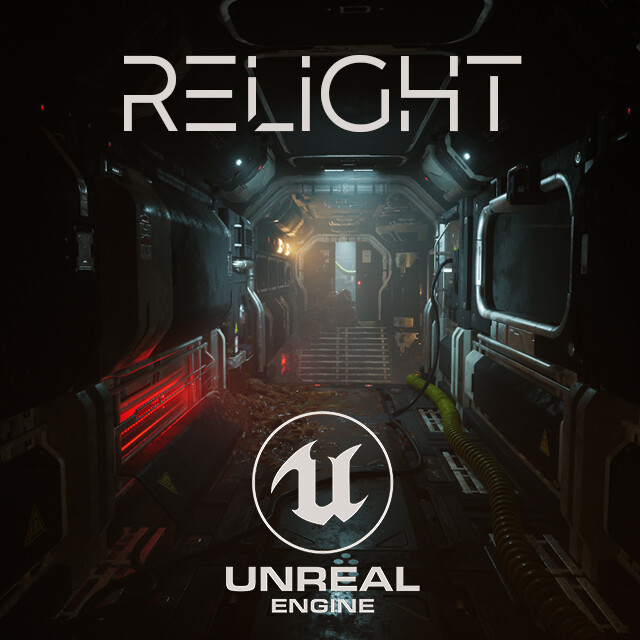 ArtStation - Relighting Sci-Fi Location