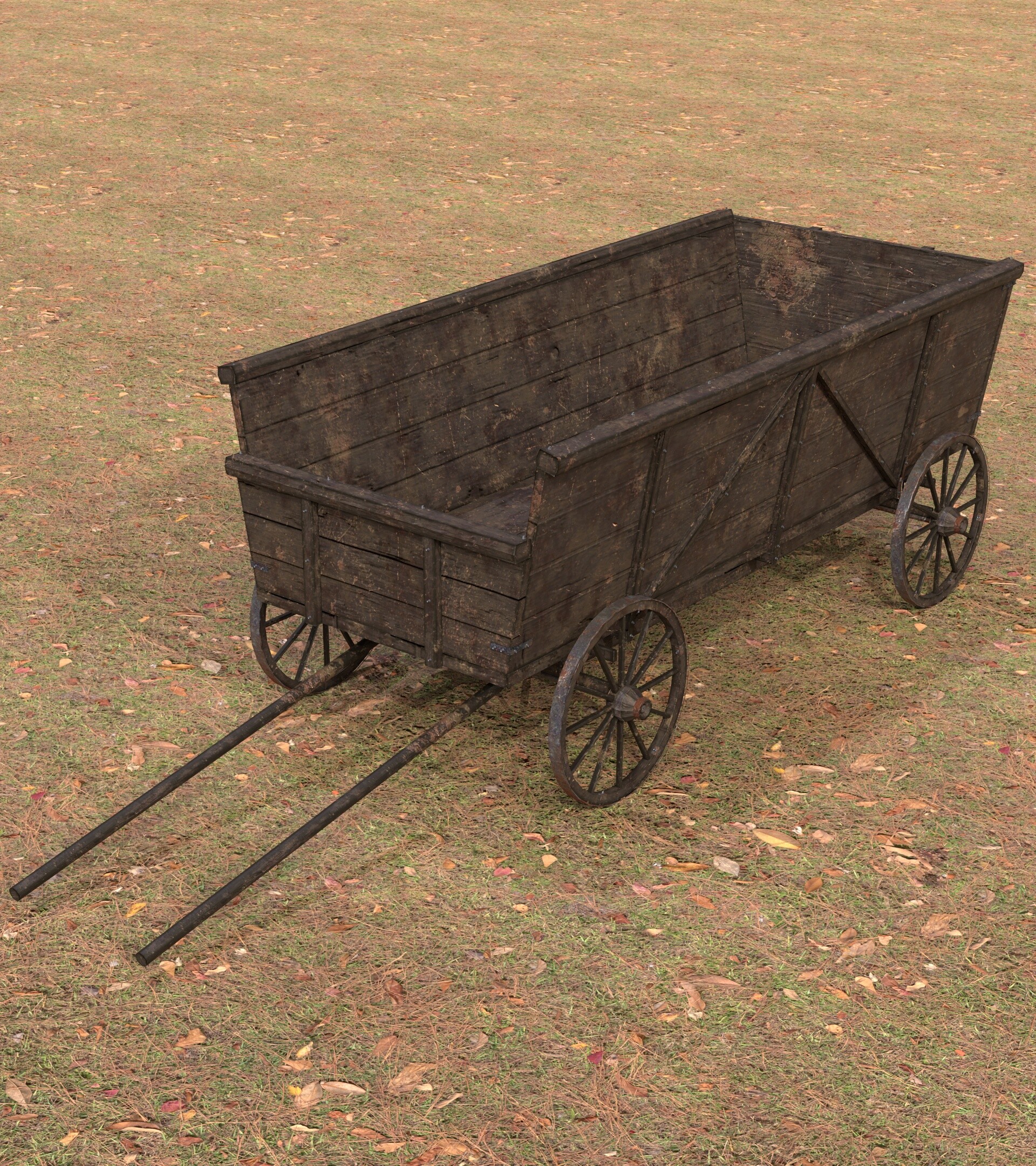 ArtStation - Wooden Wagon