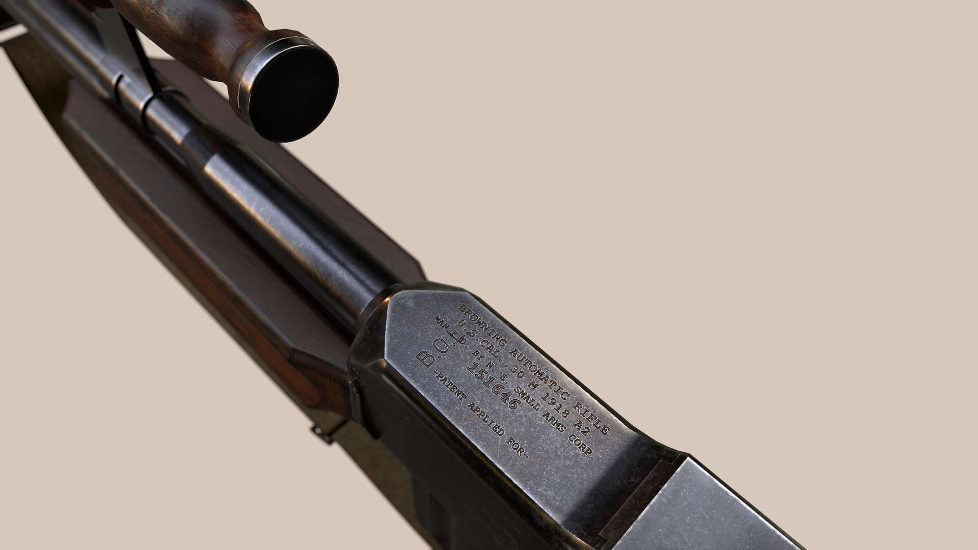 ArtStation - Automatic Rifle Browning M1918