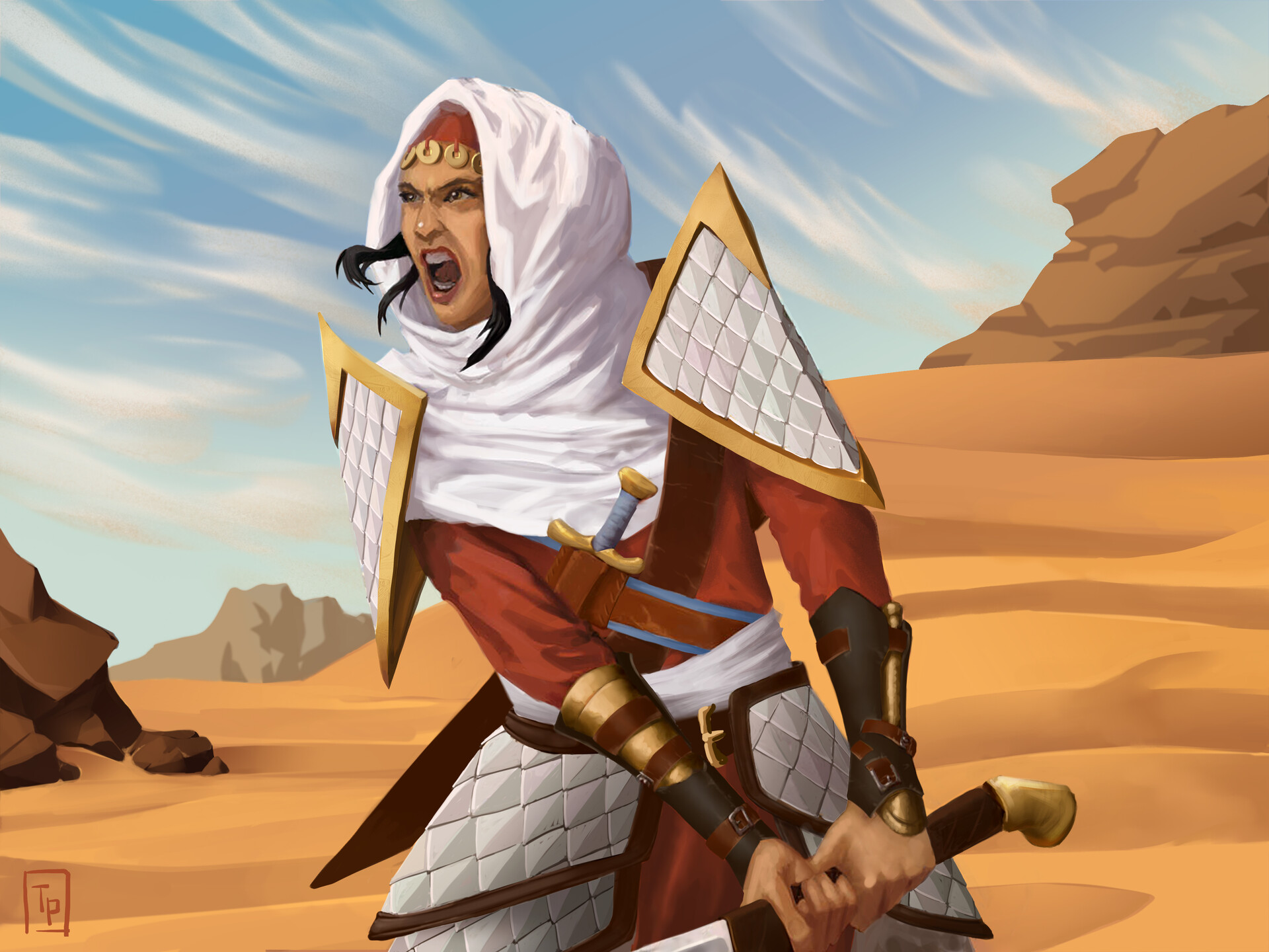 Tyler Pratt - Fury of the Sands - Concepts/ Illustration