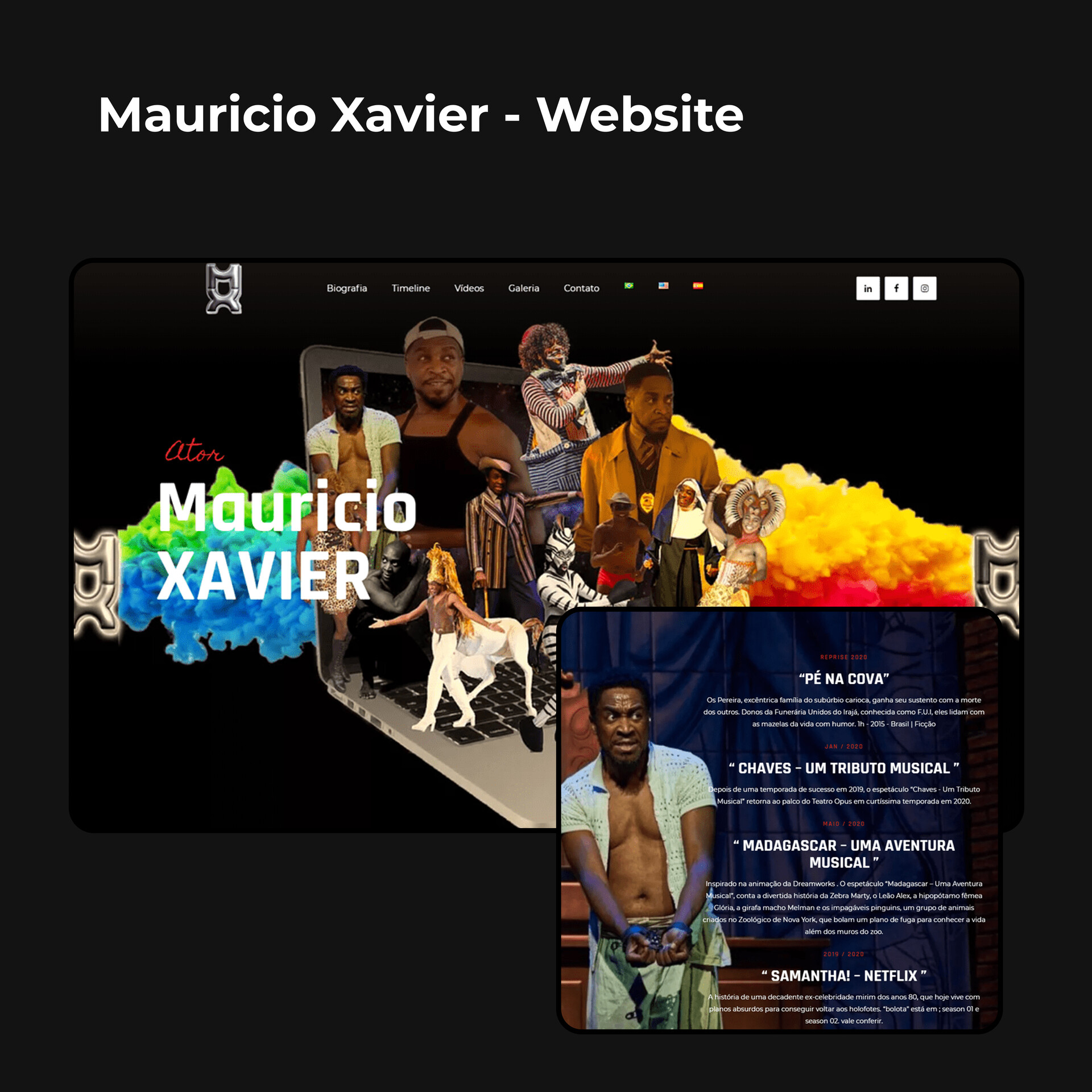 ArtStation - Mauricio Xavier - Website