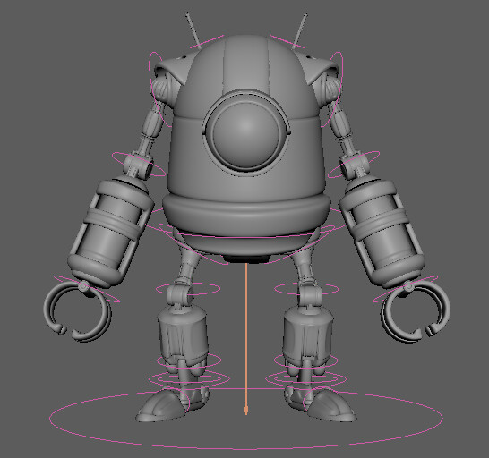 ArtStation - Speedrun Bot Rig+Anim