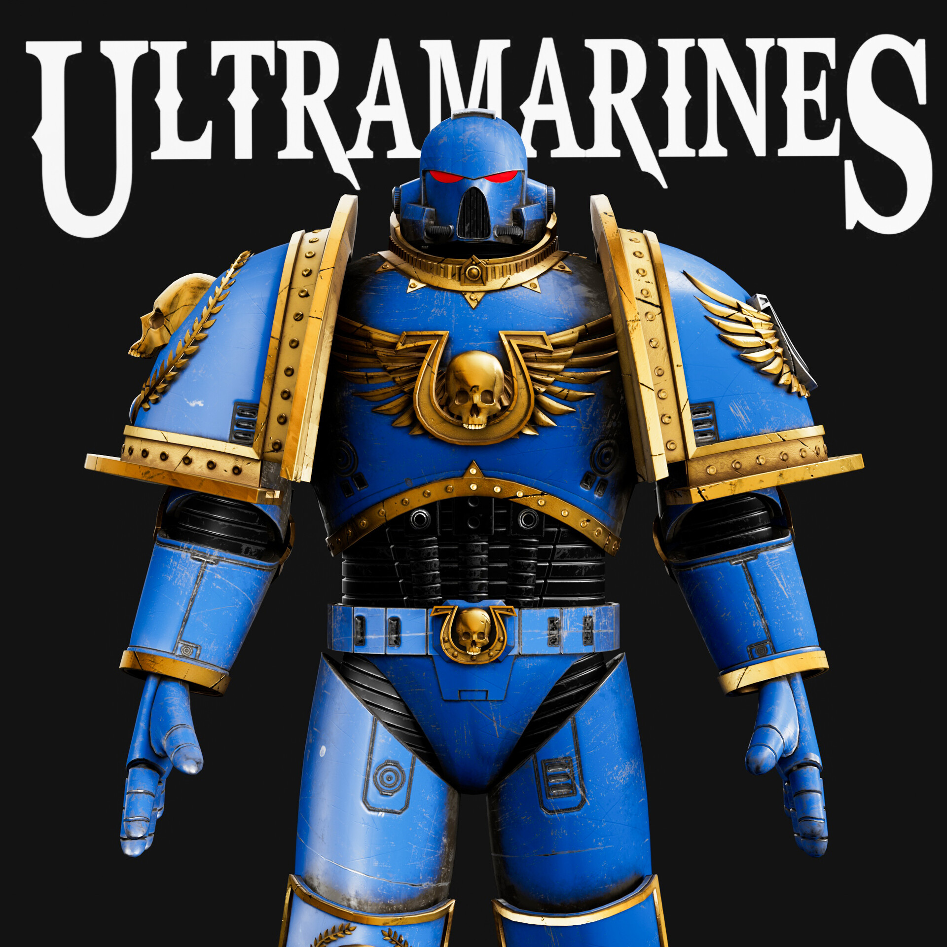 ArtStation - Captain Titus of the Ultramarines | FanArt