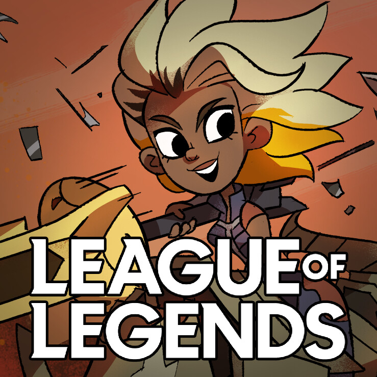 ArtStation - Rell champion League of Legends Collab