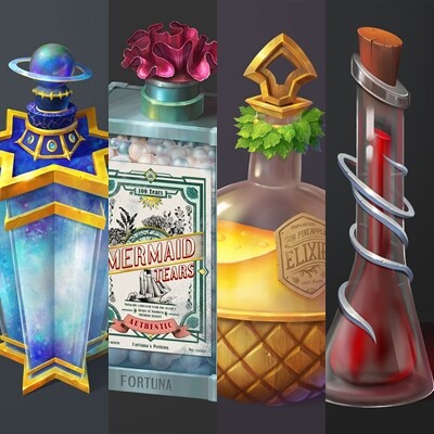 ArtStation - Potions design