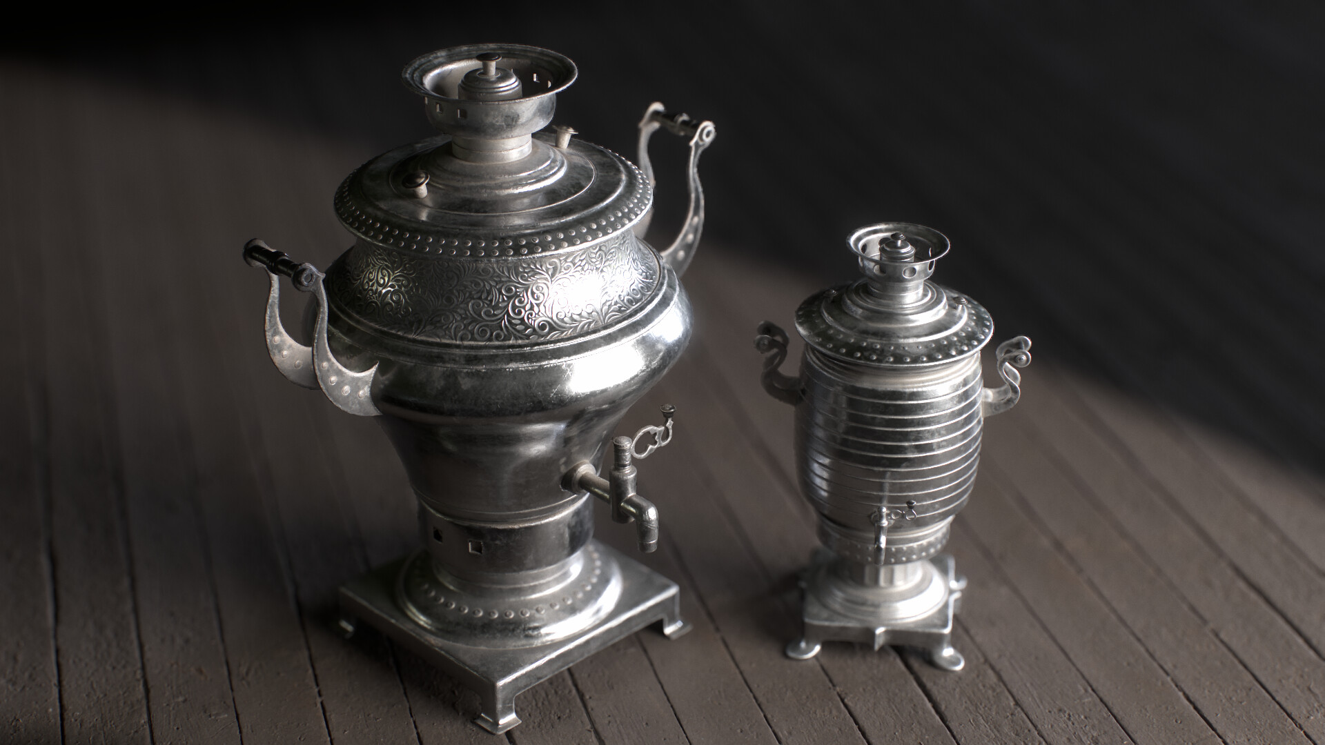 Fatih Sahin - Samovars - Game Ready Asset