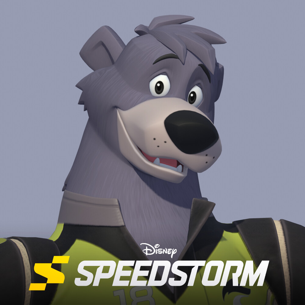 ArtStation - Disney Speedstorm Baloo