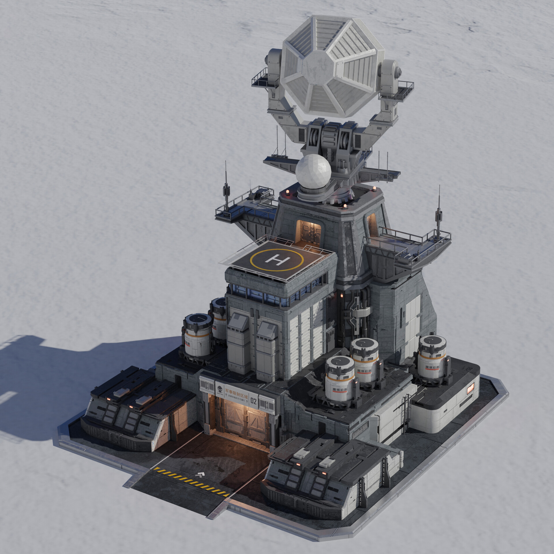 ArtStation - 地表建筑设计 - Earth's Surface Building Design