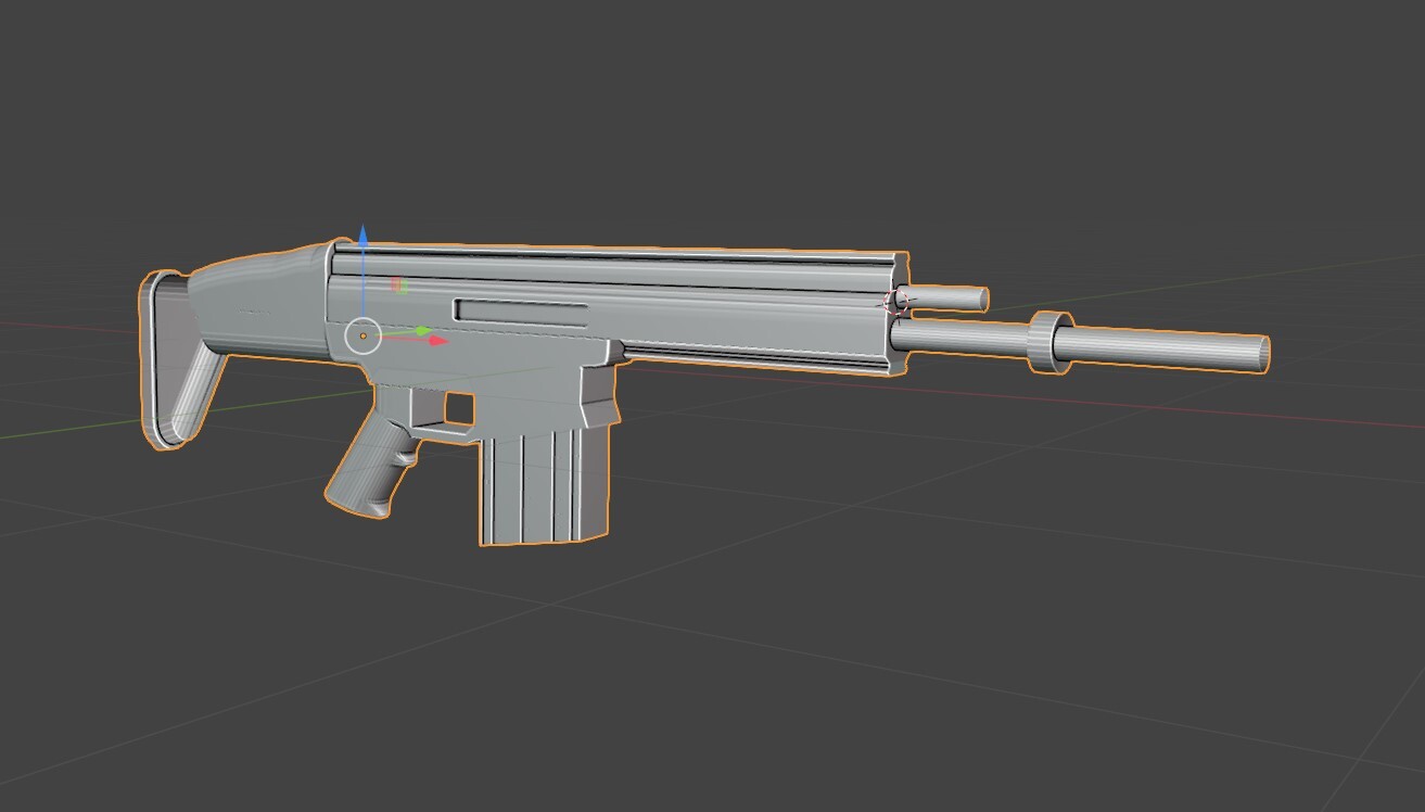 ArtStation - FN SCAR WIP