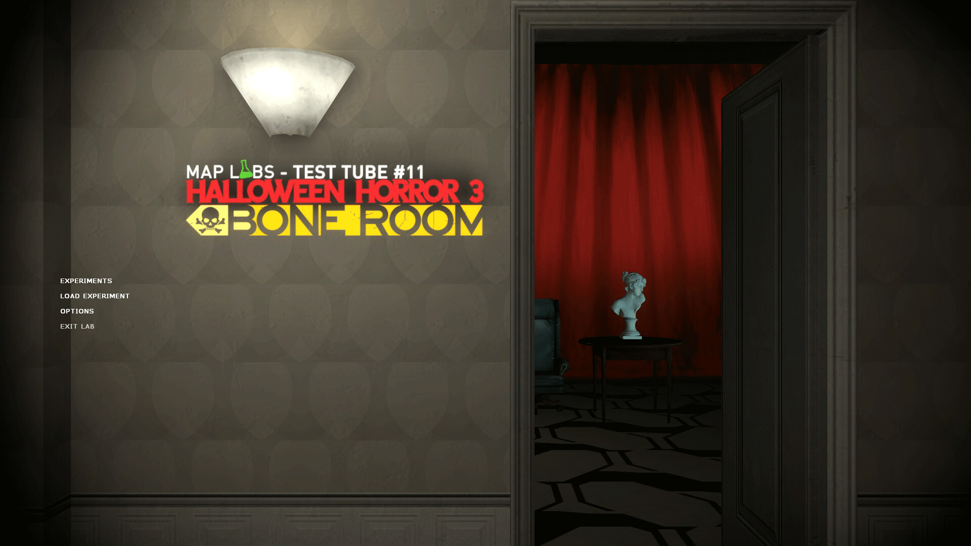 ArtStation - Halloween Horror 3: Bone Room | Menu Map