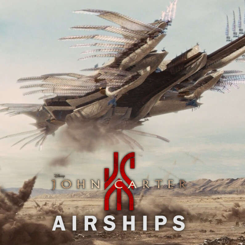 ArtStation - John Carter - Airships
