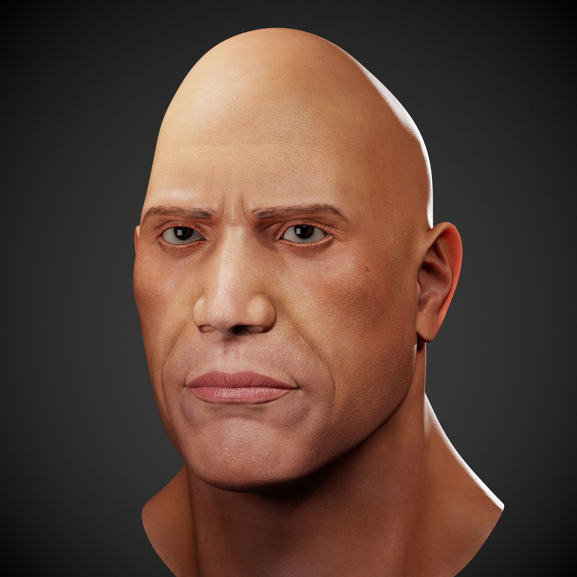 ArtStation - Dwayne "The Rock" Johnson